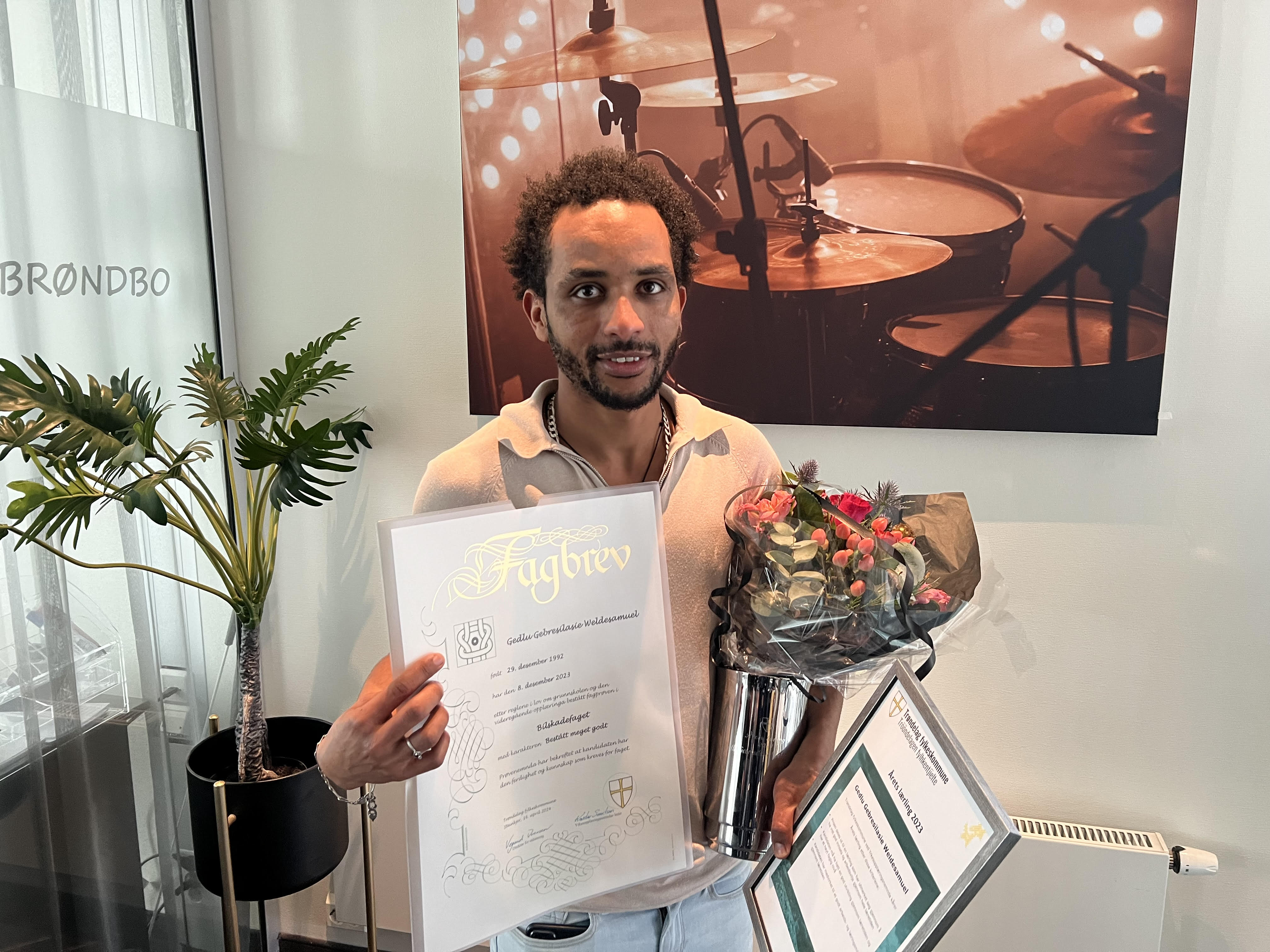 Gedlu Gebresilasie Weldesamuel er årets lærling 2023 - Trøndelag ...